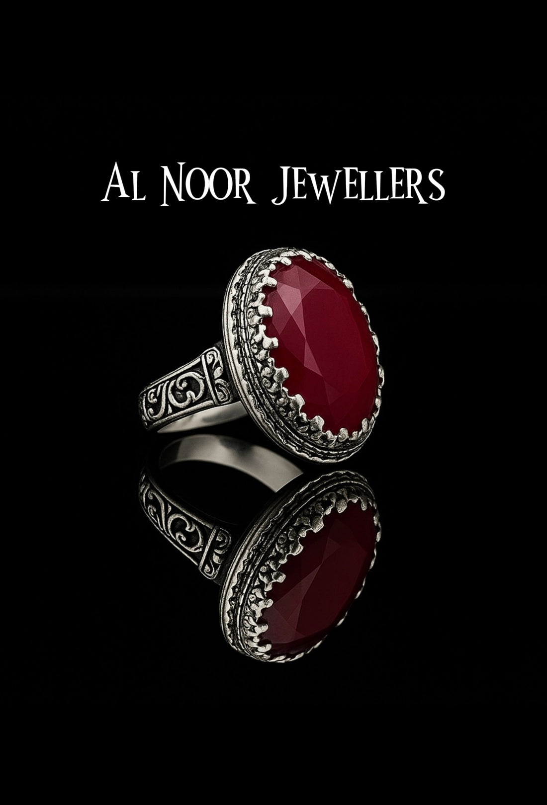 Royal Nawab Ruby Ring #046 – Al Noor Jewellers
