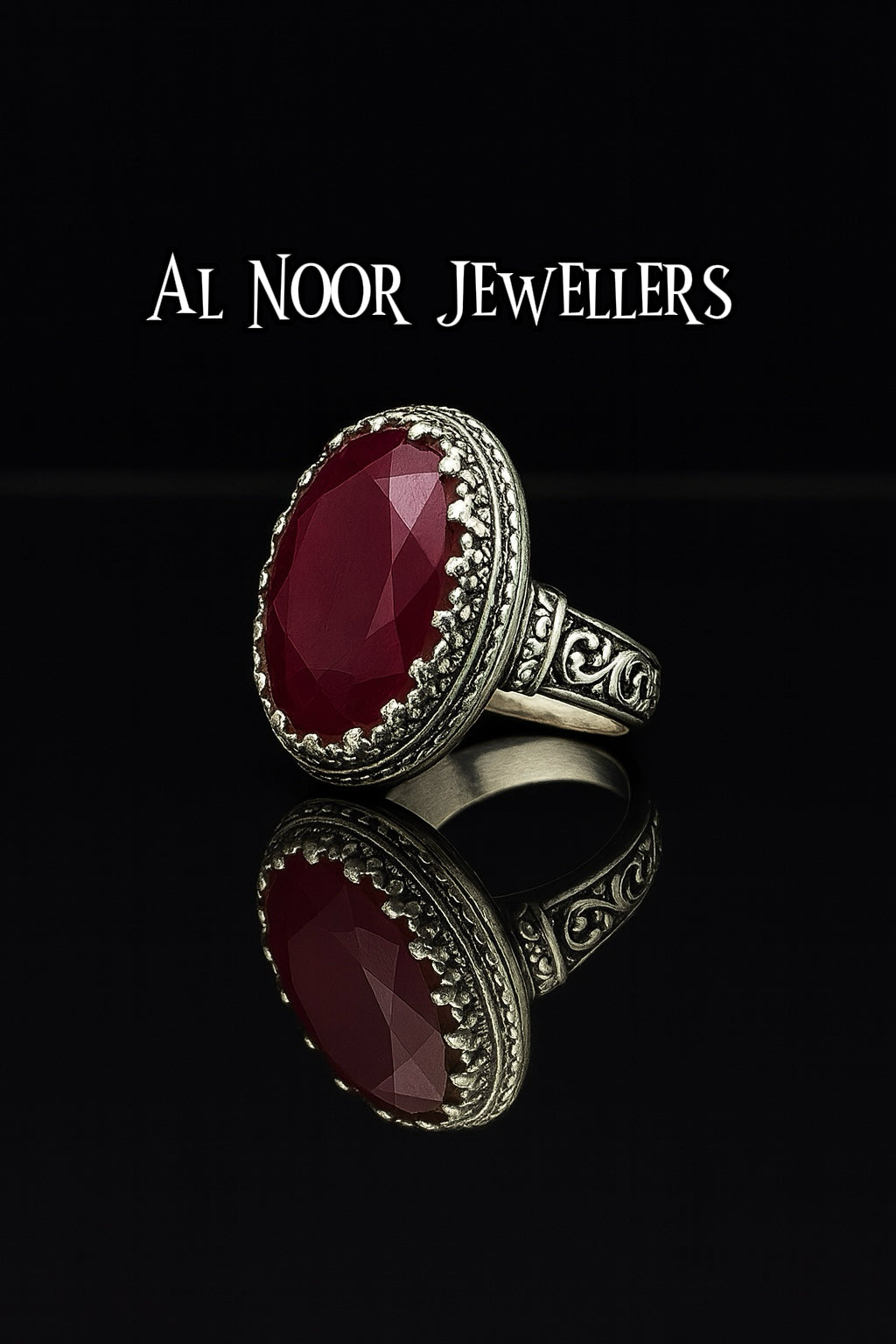 Royal Nawab Ruby Ring #046 – Al Noor Jewellers